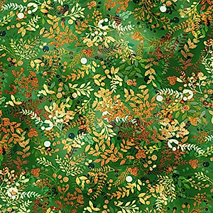 Quilt Kit - Festive Panels - 54" X 54" Festive Beauty Wreath Block Quilt - Top & Binding