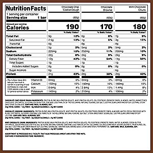 Quest Nutrition Chocolate Lovers Variety Pack, High Protein, Low Carb, Gluten Free, Keto Friendly, 12 Count