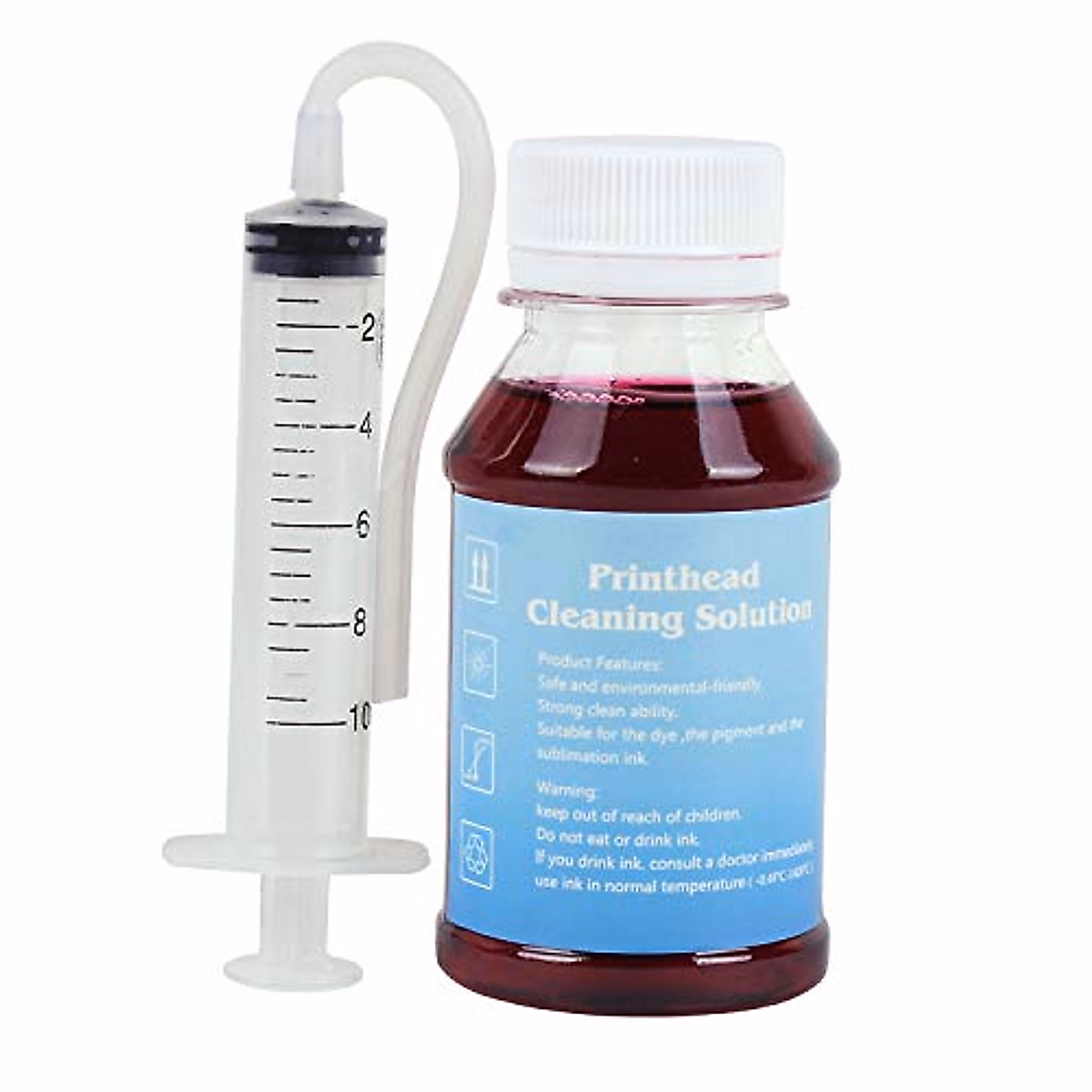 Inkjet Printers Printhead Cleaner for 69 68 T069220 Epson Stylus CX9400Fax CX9475Fax CX8400 CX7000F CX6000 CX5000-3.4oz 100ml Cleaning Kit