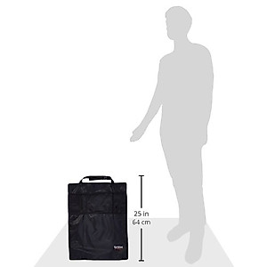 Britax Kick Mat Seat Protectors, 2-Pack | Water-Resistant + Machine Washable + Pocket Storage Organizer , Black