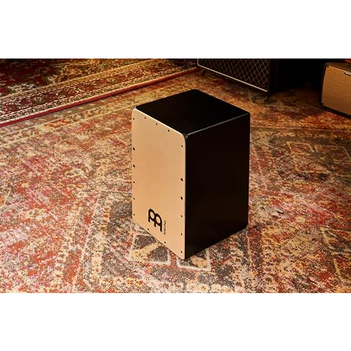 Meinl Pickup Cajon Box Drum with Internal Snares - MADE IN EUROPE - Baltic Birch Wood, Snarecraft Series, 2-YEAR WARRANTY (PSC100B)