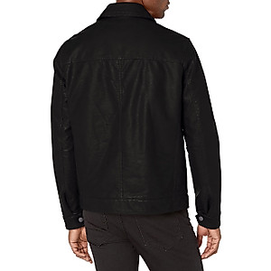Tommy Hilfiger Men's Classic Faux Leather Jacket, black, Medium