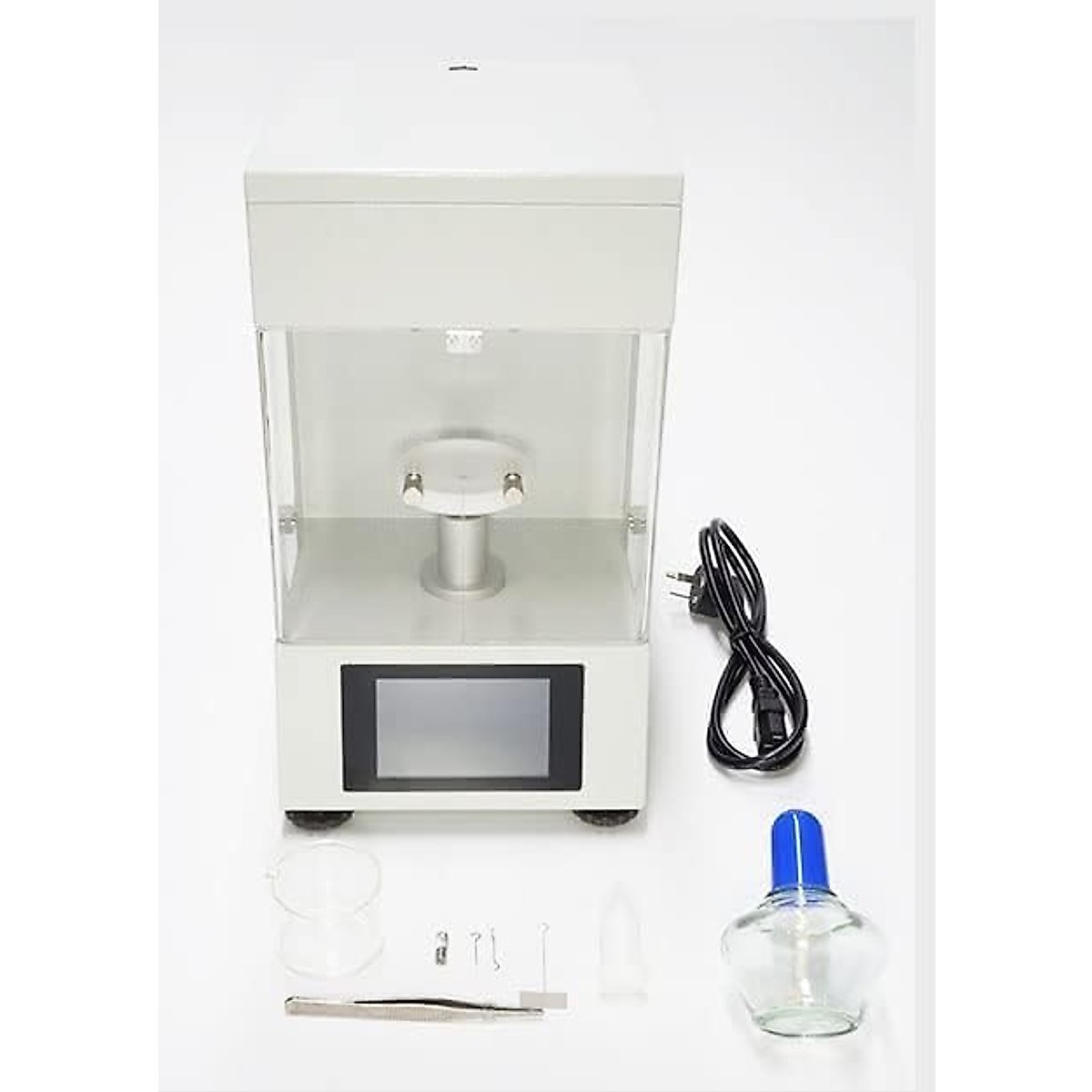 ﻿CNYST Du Nouy Ring Tensiometer Surface Tension Meter Tester with Platinum Ring Method 0-1000mN/m Support Data Storage Password Management Function Real-time Measurement Curve