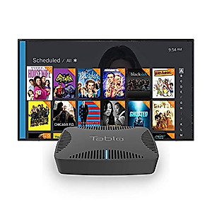 Tablo Quad Over-The-Air [OTA] Digital Video Recorder [DVR] for Cord Cutters - with WiFi, Live TV Streaming, Black