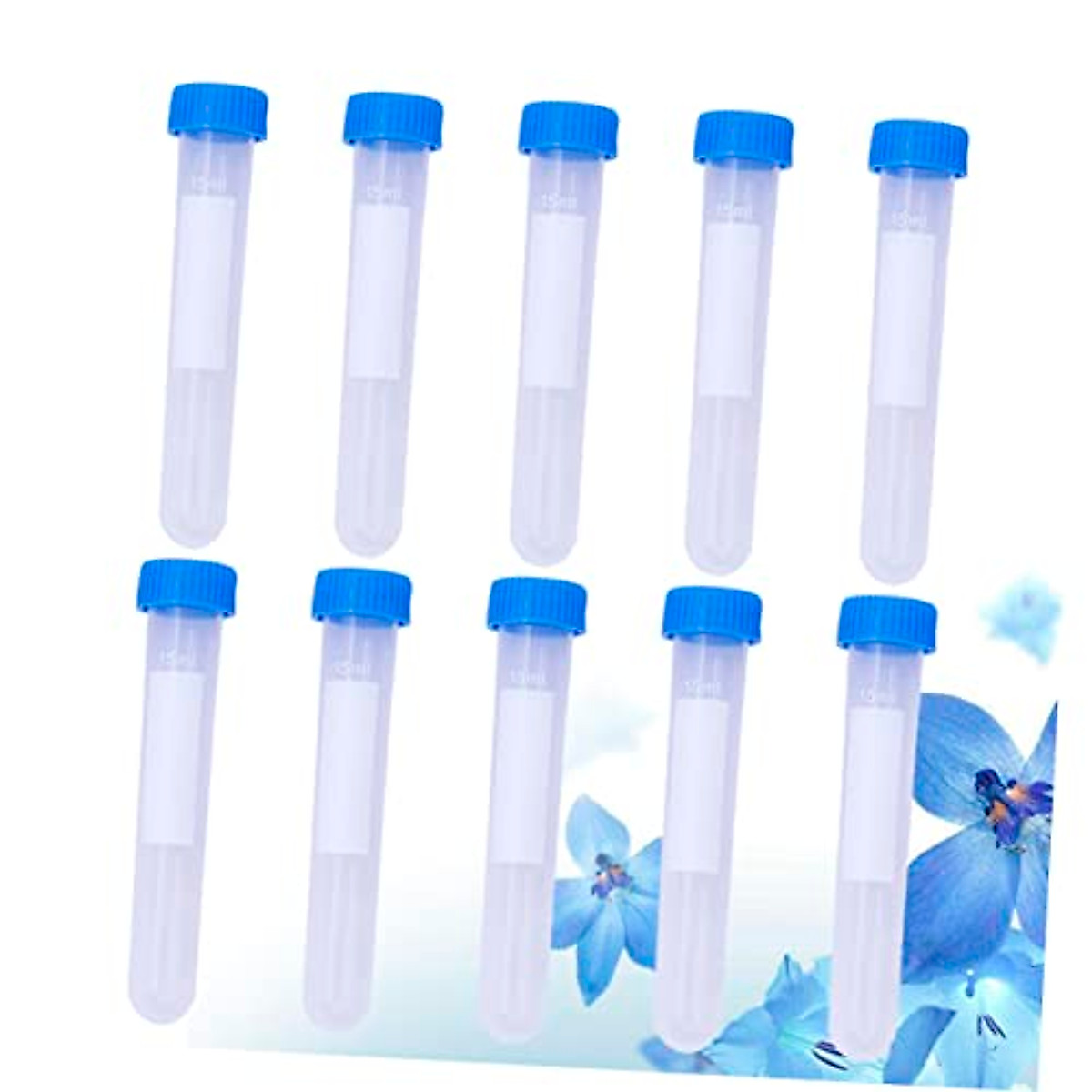 Hohopeti 10 Pcs Bottles for Needles Storage Container with Lid Clear Container Compartmentalized Storage Containers Craft Storage Containers Sewing Needles Container Bead Kit Bead Container