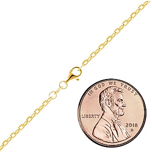 ITI NYC Genuine Sterling Silver (925) Tau Cross Medallions with Enamel (34 x 19 MM) 18K Yellow Gold Finish with Chain (16" - 24") (24, Sterling Silver 18K Yellow Gold Finish Cross With Chain)