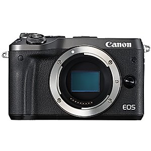 Canon mirrorless Single-Lens Camera EOS M6 Body (Black)- International Version (No Warranty)