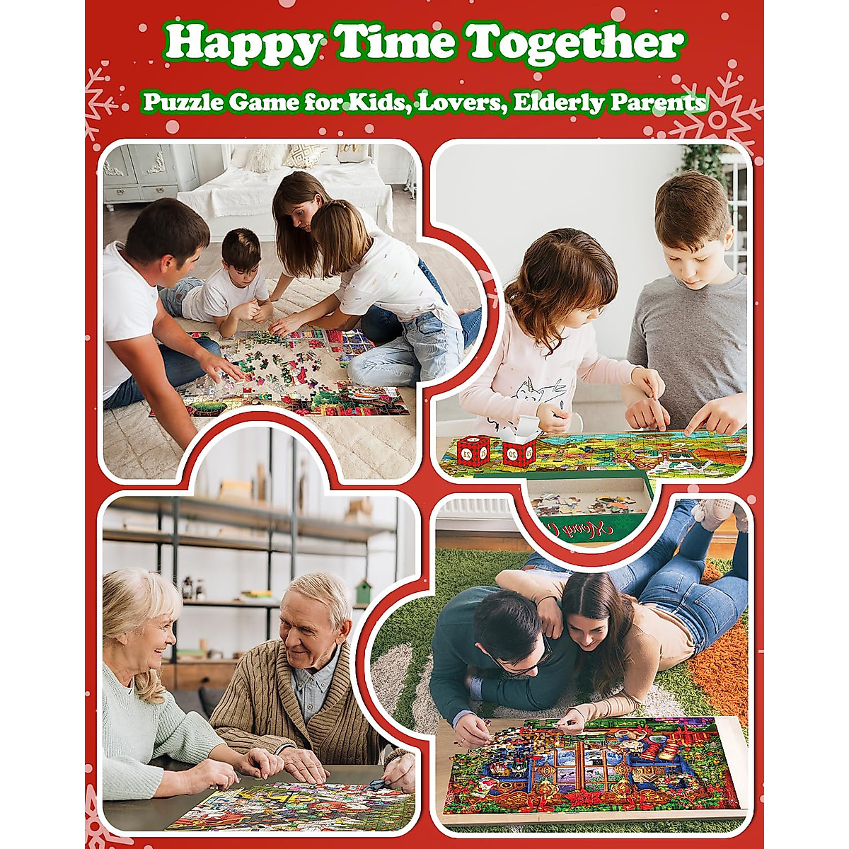 Advent Calendar 2023, Christmas Scene Jigsaw Puzzles 24 Days Countdown Calendars for Kids, Boys, Girls, Teens, Over 1000 Pieces Puzzle Advent Calendar 2023 Adult, Parents, Xmas Gift for 5-7, 8-12 (M7)