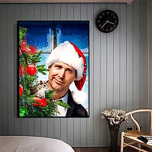 DIY 5D Diamond Painting by Number Kits,Full Drill Crystal Rhinestone Embroidery Pictures Arts Craft for Home Wall Decoration Christmas Vacation 12X16Inch