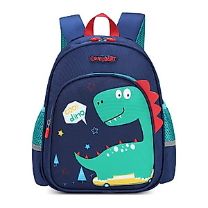 Reqinqin Cute Preschool Toddler Backpack for Girls Boys 3D Animal Cartoon Cat School Backpack Bag for Baby Girl Boy 1-5 Years Waterproof kids Bag Travel Girls for Kids Backpack（Cat