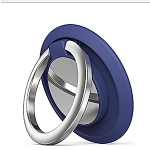 SFDO Cell Phone Mobile Ring Holder Finger 360 Rotation Metal Ring Grip for Magnetic Car Mount Compatible with All Smartphone - Blue