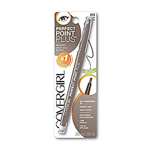 COVERGIRL Perfect Point PLUS Eyeliner Pencil, Grey Khaki.008 oz. (230 mg) (Packaging may vary)