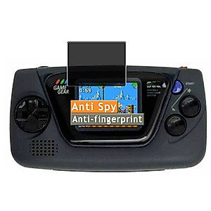 Vaxson Privacy Screen Protector, compatible with SEGA GAME GEAR micro Anti Spy Film Protectors Sticker [ Not Tempered Glass ], Black