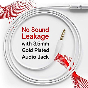 Symphonized Wired Earbuds with Microphone 3.5mm - Noise Isolating Headphones with Wire, Earphones Wired, Headphones with Microphone for Computer, Ear Phones Android Electronics Wired, Graduation Gift