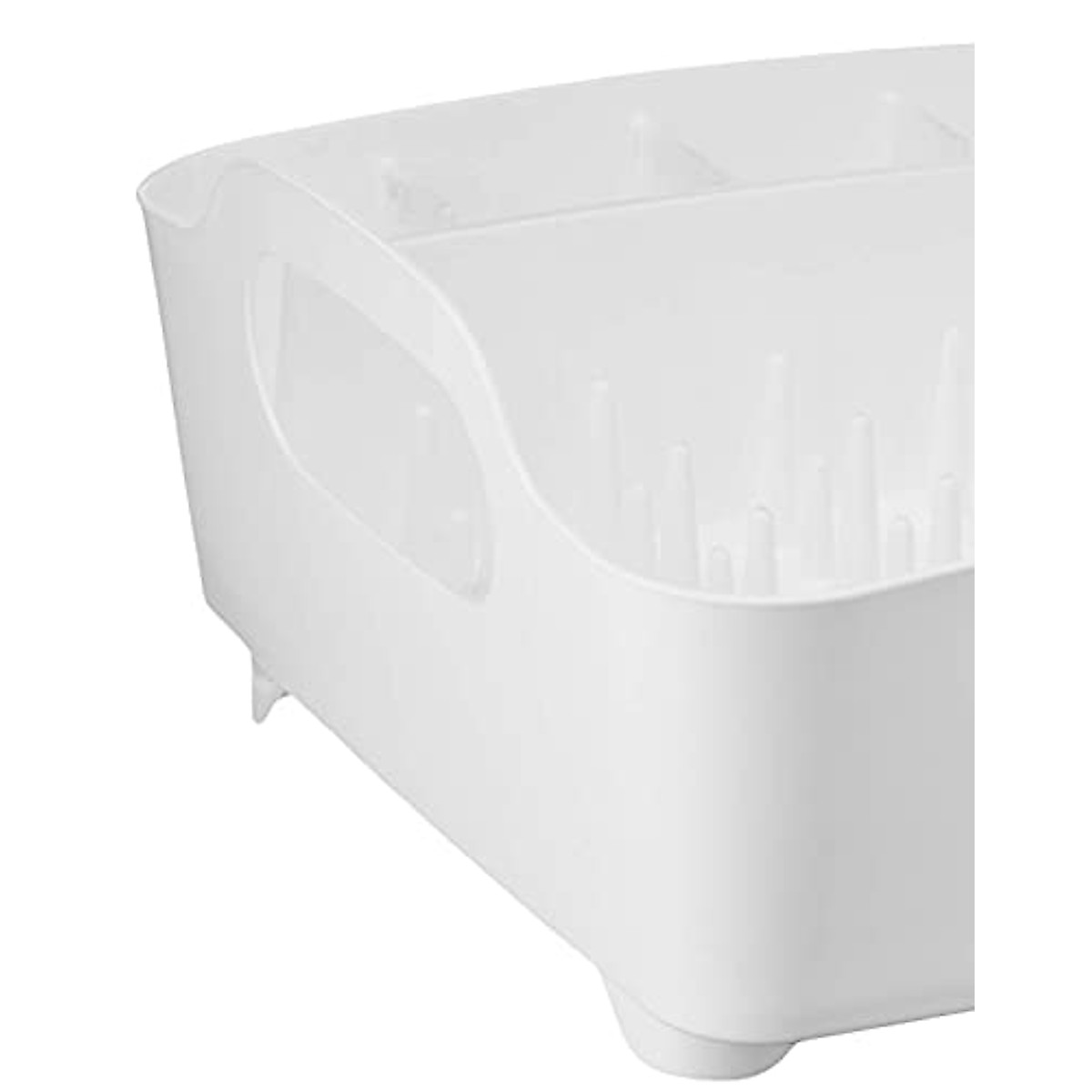 tub dish rack white