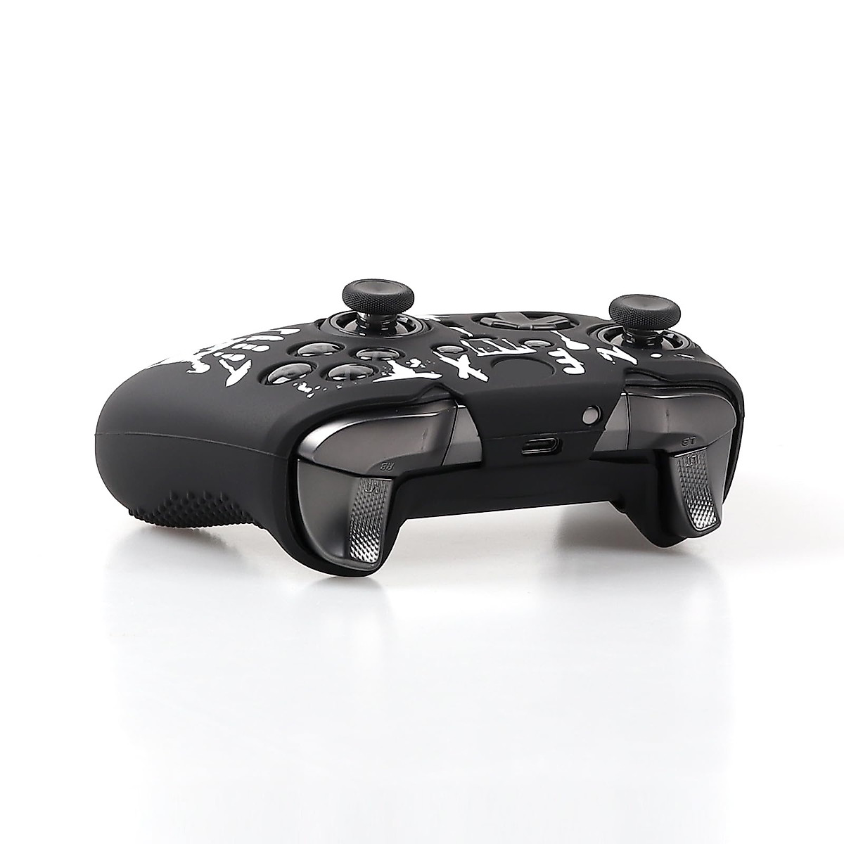 RALAN Glitter Controller Skin for Switch Pro Controller, Anti-Slip Silicone Controller Cover Protector Case