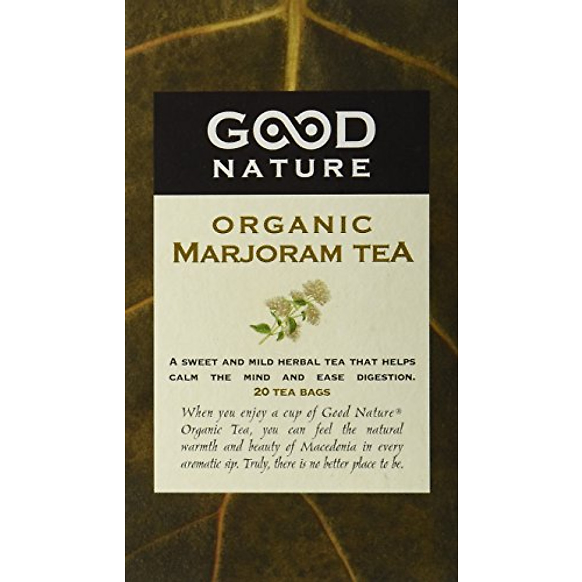 Good Nature Organic Marjoram Tea, 1.058 Ounce