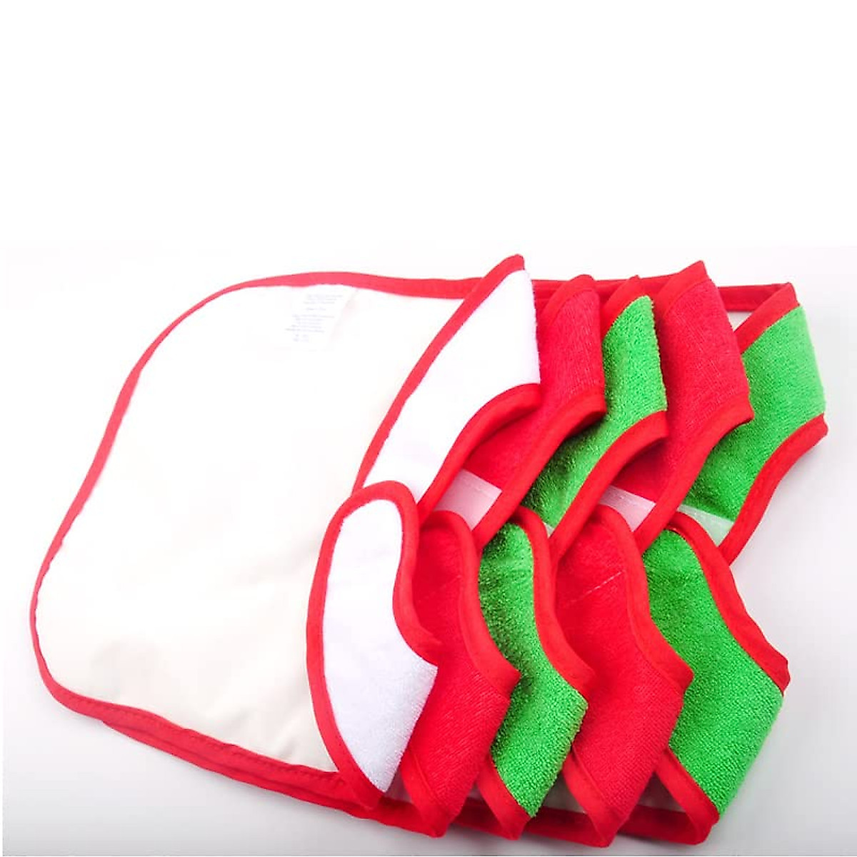 Dream Loom Christmas Baby Bibs 4pcs, First Xmas Baby Gift, for Babies Newborns and Toddler