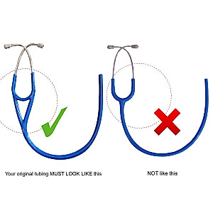 Replacement Tube by Reliance Medical fits Littmann® Cardiology IV® Stethoscope - Cardiology 4® (Blue)