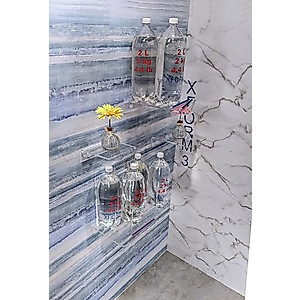 Xform3 Square Shaped, Floating Shelf, Clear Acrylic, Customizable! (13" x 13")