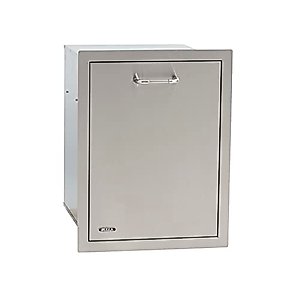 Bull Outdoor Products Slim Trash Drawer, Stainless Steel