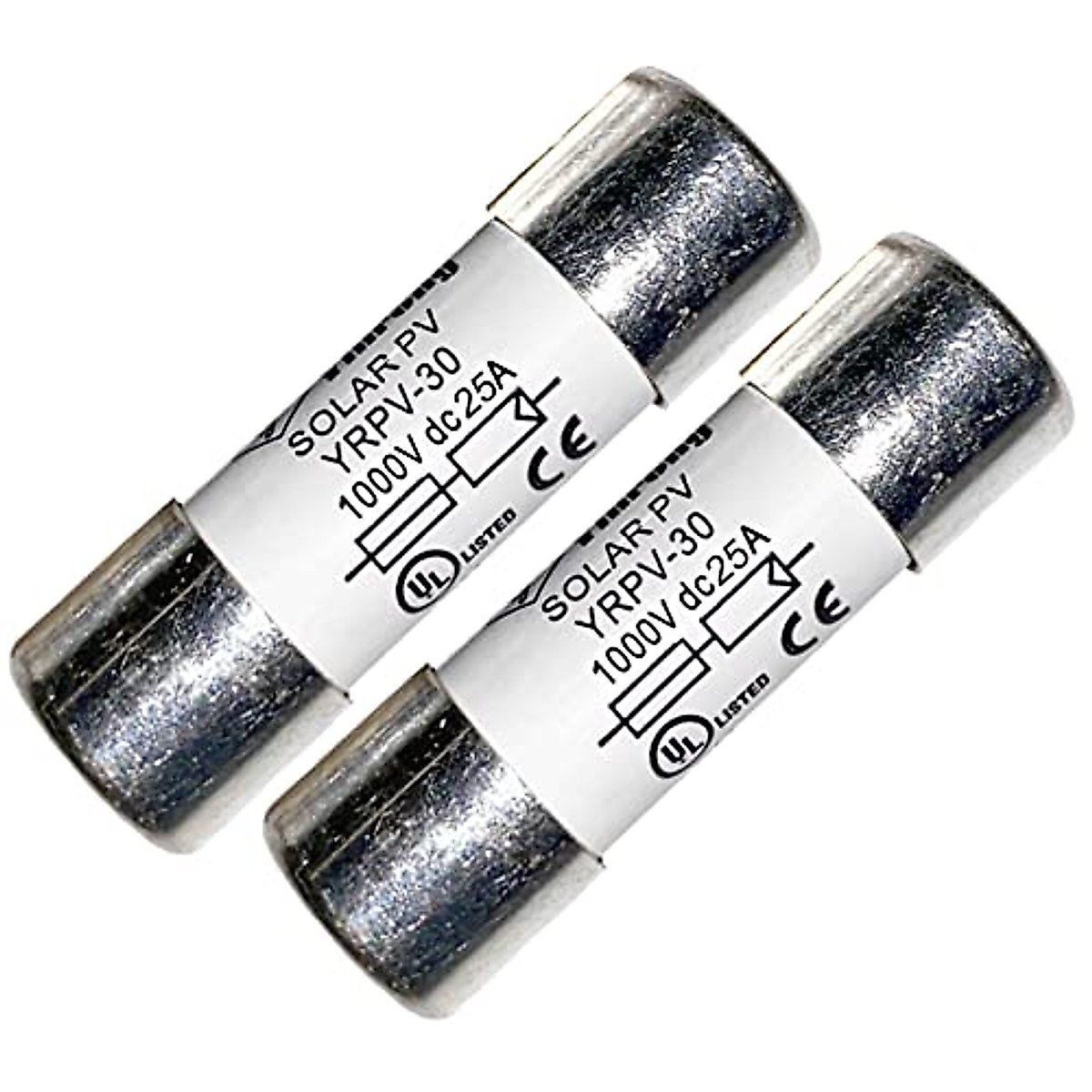 Solar Odyssey 2 Pack - Fuse 25A in-Line Solar 1000vdc 10x38mm, CE