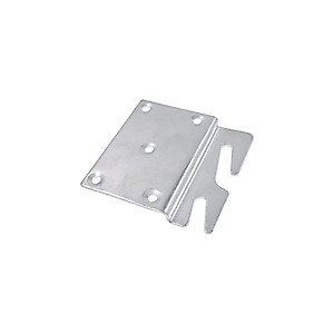 TTZEZE Wood Bed Rail Hook Plates, Heavy Duty Bed Frame Replacement Parts,Iron Metal Hardware Claw Hook Plate for Headboard Footboard Wooden Frame,Bed Rail Fitting Bracket with Mounting Screws,2 Pair