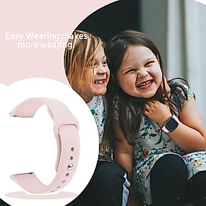 NewJourney Compatible with SyncUP Kids Watch Band, 3Pack Bands Compatible with Tmobile Sync UP Kids Watch Band, Soft Silicone Sport 20mm Watch Band Replacement (Pink/Purple/Light White)