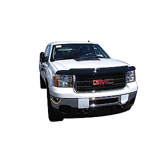 Auto Ventshade [AVS]Bugflector II / Hood Shield | 2011 - 2014 GMC Sierra 2500HD & 3500HD, High Profile - Smoke, 1 pc. | 25083