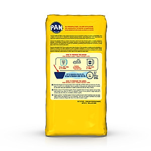 P.A.N. White Corn Meal – Pre-cooked Gluten Free and Kosher Flour for Arepas (2.2 lb/Pack of 1)