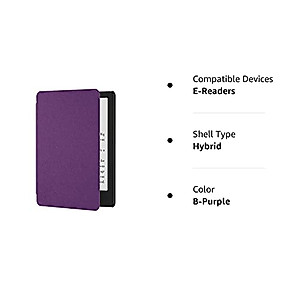 Ayotu Case for 6.8" Kindle Paperwhite 11th Generation 2021 and Kindle Paperwhite Signature Edition, PU Leather Cover with Auto Sleep/Wake, Only Fit Kindle Paperwhite 2021, Purple