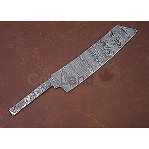 ColdLand knife blanks, Damascus Knife Blank for Kitchen, Professional Kitchen Hand Forged Knife Blanks for Knife Making, Knife Blanks Blade for Chef Knife