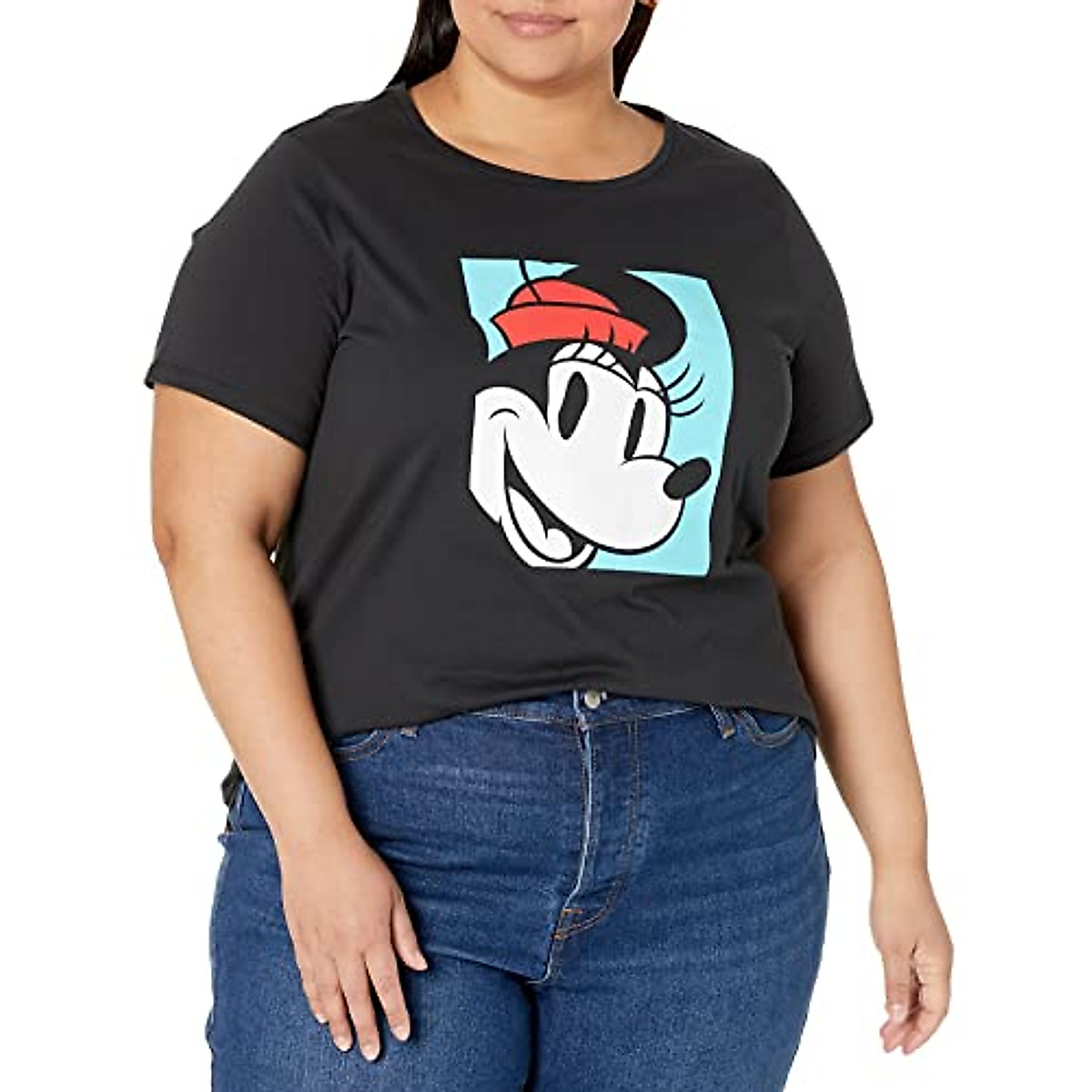 Amazon Essentials Disney | Marvel | Star Wars | Princess Women's Short-Sleeve Crew-Neck T-Shirts (Available in Plus Size), Pack of 2, Minnie and Friends, XX-Large