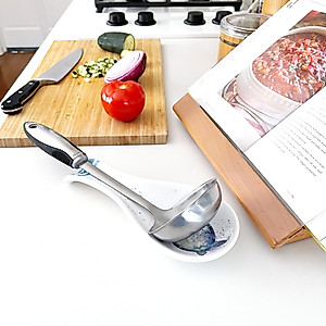 Large Spoon Holder - Sea Turtle Spoon Rest - Nautical, Ocean Beach Decor - Utensil Holder/Ceramic Spoon Holder for Kitchen - Great Kitchen Gift for Men, Women, Friends, or Birthdays