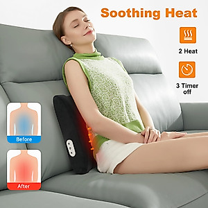 CILI Massage Chair Pad & Lumbar Support Pillow