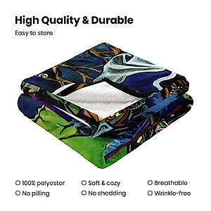 ERDONE Before Christmas Blanket Christmas Throw Blanket for Sofa Home Decor 50x60 Inches