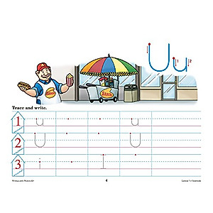 Writing With Phonics K5 Manuscript - Abeka 5 Year Old Kindergarten Manuscript Phonics Penmanship Student Work Book