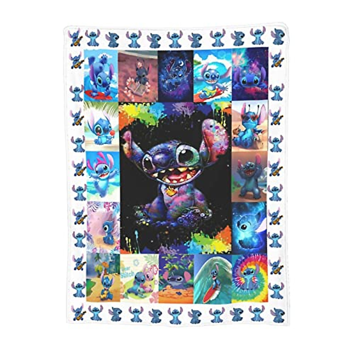 Ultra-Soft Micro Fleece Blanket Microfiber Throw Blankets for Couch Sofa Bed (60"X50")