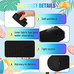 200 Pcs Blank Beer Can Cooler Sleeves Bulk Can Sleeve Beer Drink Sleeve Insulator Sleeve Soft Insulated Reusable Beer Can Coolers for Soda Beer Wedding Party Favors Supplies (Black)