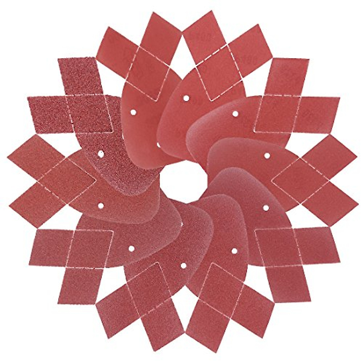 Swpeet 100 Pcs 10 Sizes Mouse Detail Sander Sanding Sheets Sandpaper with Extra 2 Tips for Replacement to Fit Black and Decker Detail Palm Sander - 40/60/80/100/120/180/240/320/400/800 Grits