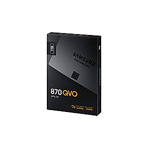 Samsung 870 QVO 1 TB SATA 2.5 Inch Internal Solid State Drive (SSD) (MZ-77Q1T0)