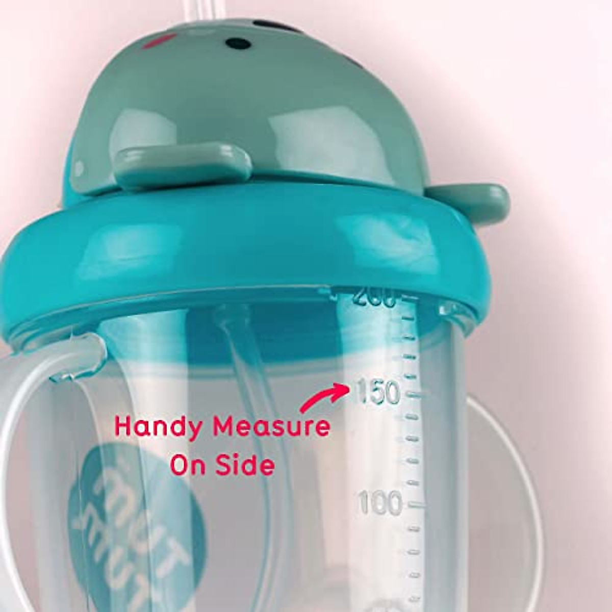 TUM TUM Tippy Up Free Flow Sippy Cup (No Valve), Sippy Cup for Toddlers, 200ml, BPA Free (Boris Bear)