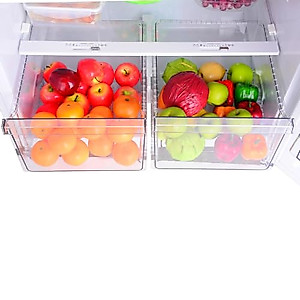 Kenmore 30 in. 18.1 cu. ft. Capacity Refrigerator/Freezer with Adjustable Glass Shelving, Humidity Control Crispers, Ice Maker, ENERGY STAR Certified, White