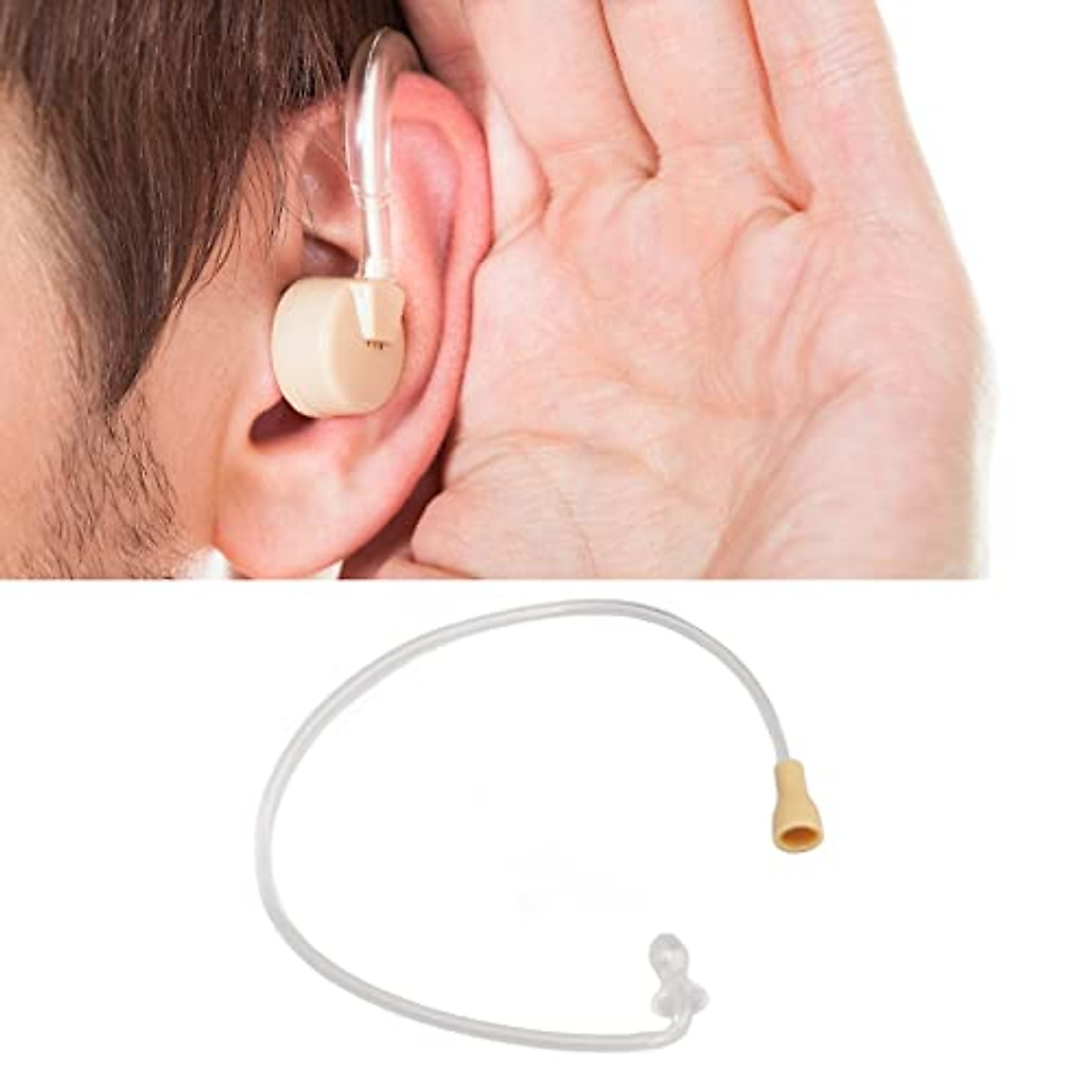 Hearing Aid Stethoscope, Professional Single Ear Hearing Stethoscope BTE ITE ITC CIC Hearing Aid Volume Noise Detection Test