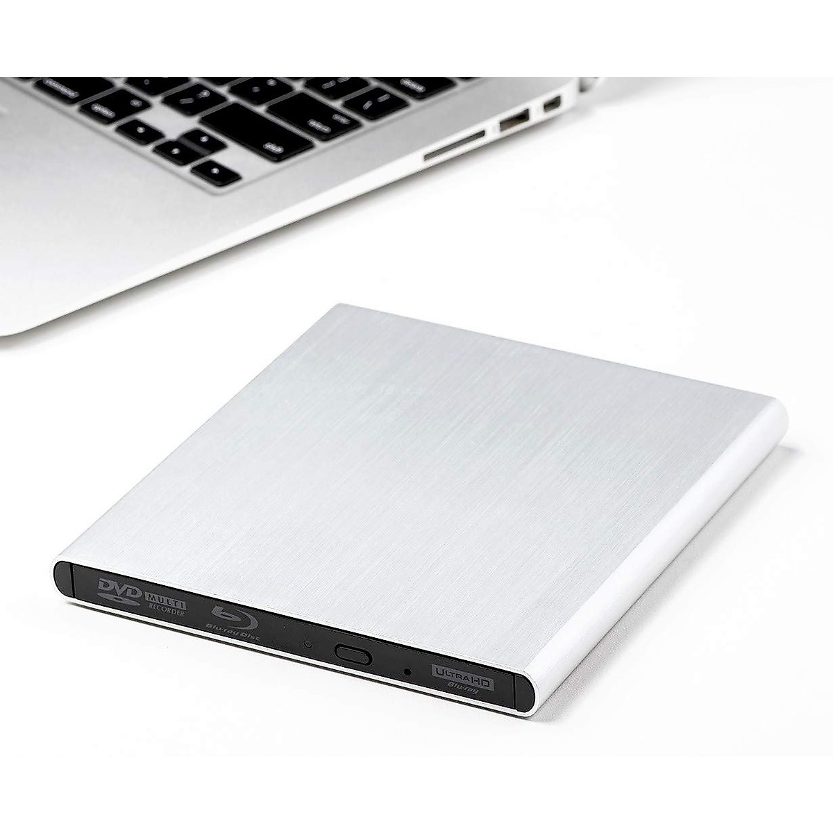 archgon Premium Aluminum External USB 3.0 UHD 4K Blu-Ray Writer Super Drive for PC and Mac
