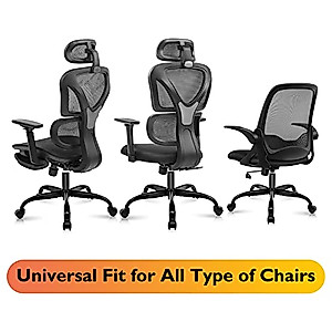 KERDOM Office Chair Gas Lift Cylinder Office Chair Replacement Parts,Universal Size Fits Most Chairs,Heavy Duty Gas Rod for Office Chair (Black)