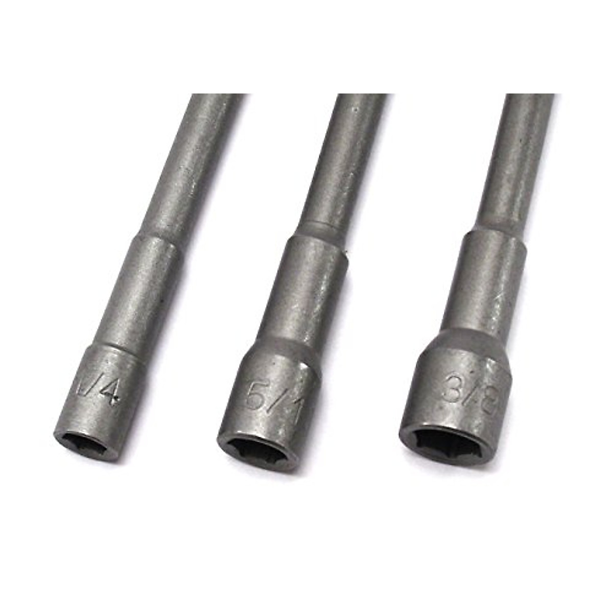 Elitexion 6 Inch Long Magnetic Nut Setters 1/4 inch Hex Shank Heavy Duty for 1/4, 5/16, and 3/8 inch Set – 3 Piece Set