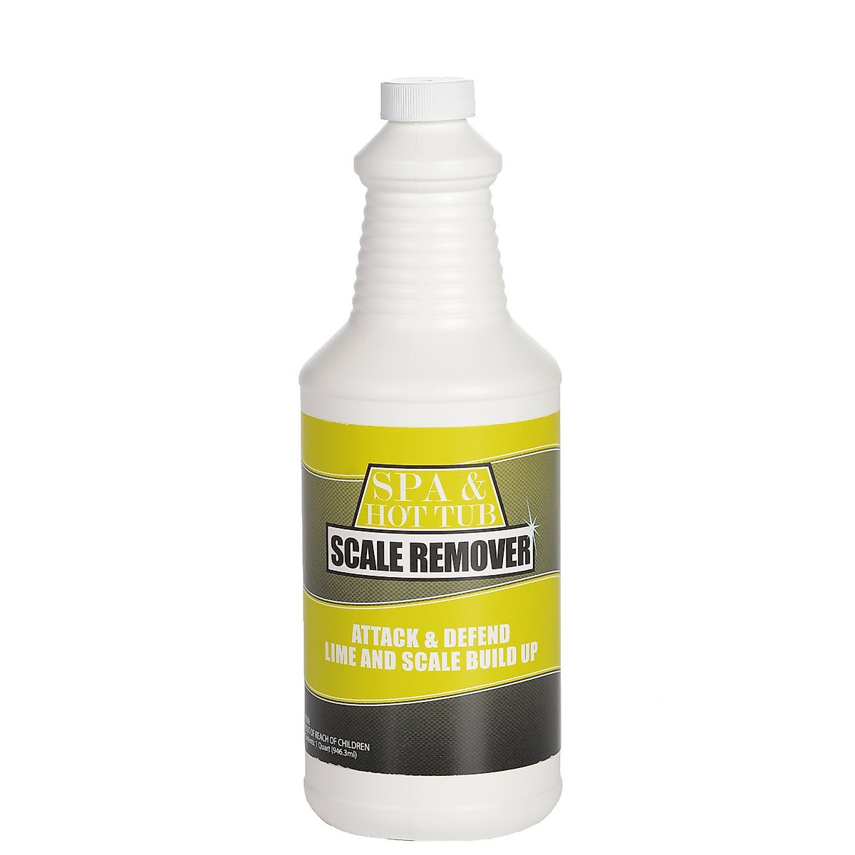 Spa & Hot Tub Scale Remover - Quart - Hot Tub & Spa Descaler, Scale Stain & Lime Stain Remover