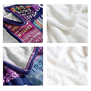 Book Lovers Gifts, Gifts for Book Lovers Women Men, Book Accessories for Reading Lovers, Gifts for Readers Book Lovers Women, Good Gifts for Book Lovers, Book Reader Bookworm Gifts Blanket 60" x 50"