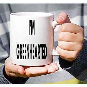 Gifts for Couples - Heart & Avocado System Design for Your Partner on Valentines Day, Unique Grey Multicolor Sweat 11 Oz White Ceramic Coffee Mug